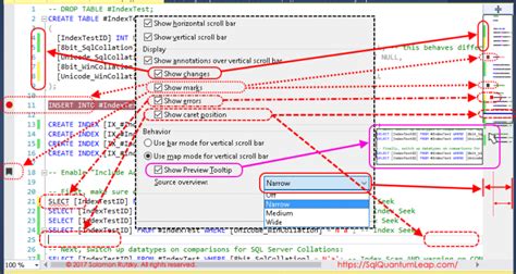 Ssms Tip 1 Annotations And Map Mode For Vertical Scroll Bar Sqlservercentral