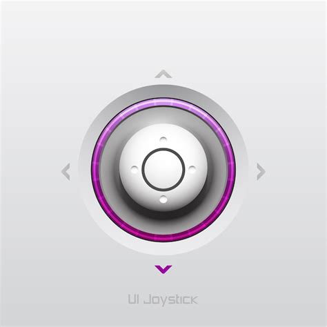 Premium Vector Joystick Ui Button Design