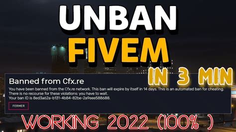 How To Get Unban From FiveM Global Ban Server Ban Cfx Re Ban FiveM Unban