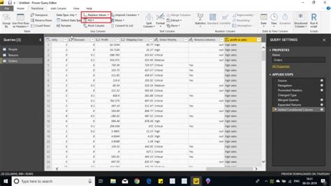Power Bi Power Query Editor Replace Null Values Printable Forms Free Online