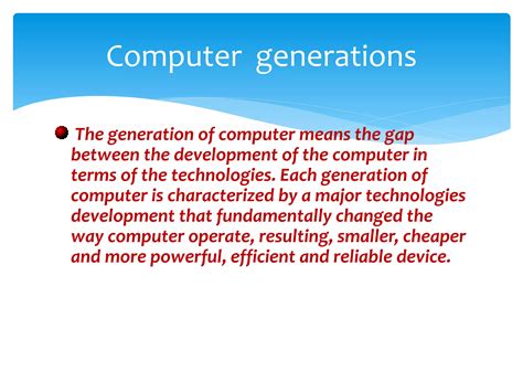 Computer Generations Copy Pptx Computing Technology And Computing