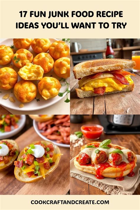 17 Fun Junk Food Recipe Ideas To Try When Cravings Hit In 2025 Junk
