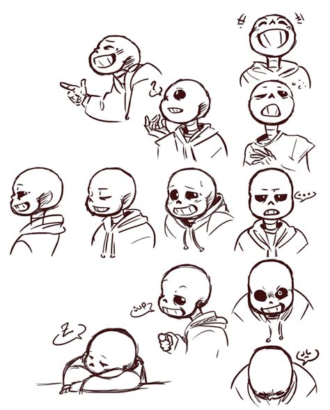 8 Sans Drawing Bases And Ideas Drawing Base Undertale Drawings