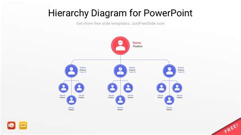 Hierarchy Diagram For Powerpoint Just Free Slide