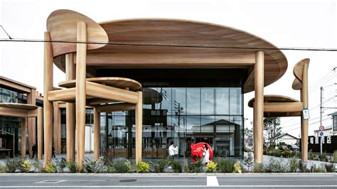 Nikken Sekkei Shelters Sweets Bank With Oversized Table And Chairs