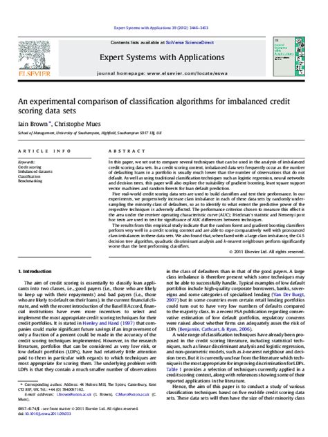 pdf an experimental comparison of classification algorithms for