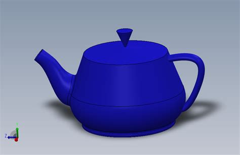 茶壶solidworks 2018模型图纸下载 懒石网