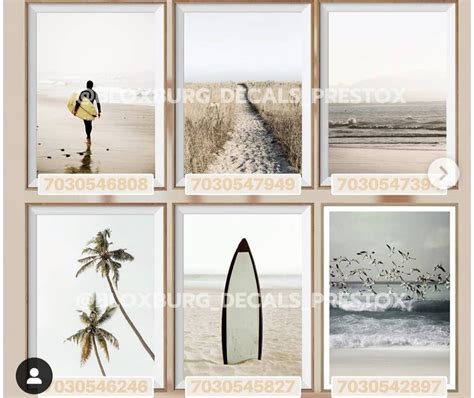 Pin On Bloxburg Bloxburg Beach House Modern Decals House Decals