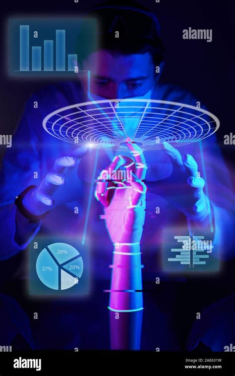 Engineer Creates A Robotic Arm Augmented Reality With Graphics And