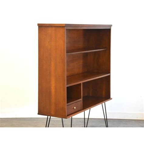 Walnut Mcm Bookcase Chairish