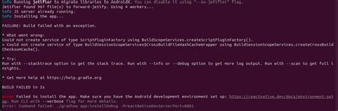 Android What Does This Mean Could Not Create Service Of Type