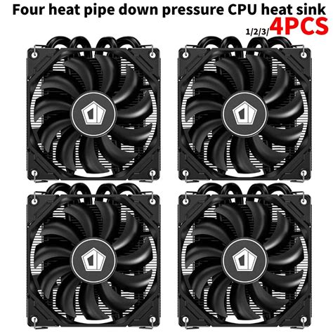 Id 냉각 Is 40x V3 Pro Cpu 쿨러 조용한 Pwm 냉각 팬 4 직접 접촉 히트 파이프 울트라 슬림 로우