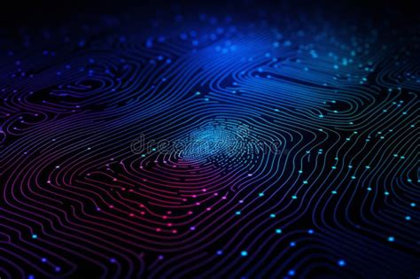 Scan Technology Identity Scanner Fingerprint Biometrics Digital System Security Finger