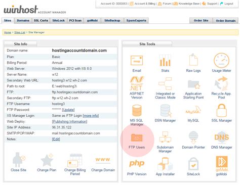 How To Create An FTP User That Can Only Access A Specific Folder Winhost Blog
