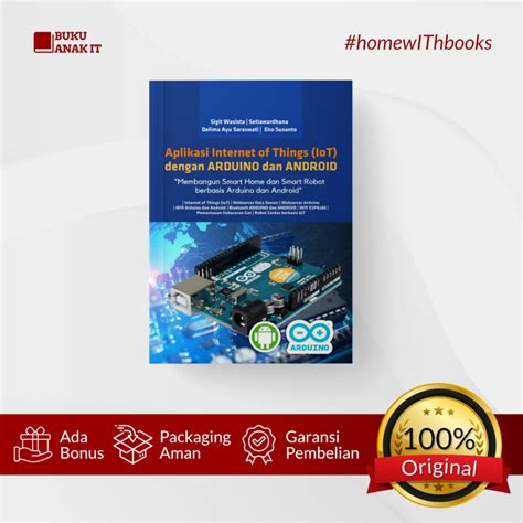jual buku aplikasi internet of things iot dengan arduino dan android