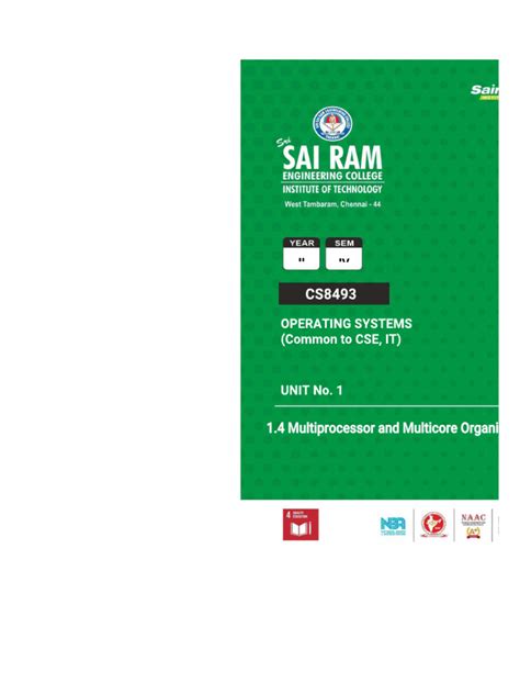 14 Multi Processor Multicore Organization Pdf