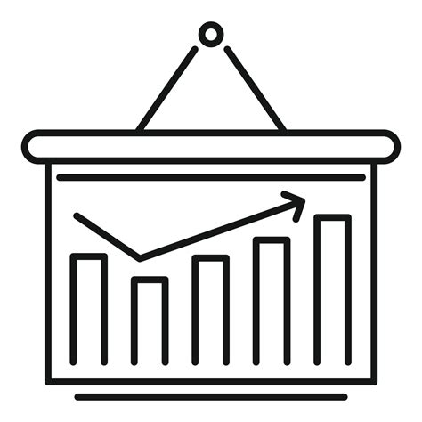 smm graph chart icon outline style 14540798 vector art at vecteezy