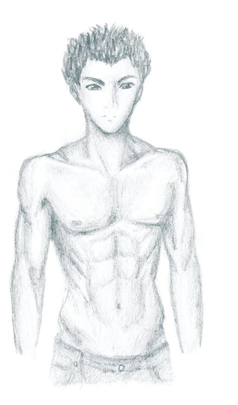 Нарисовать аниме парня с прессом фото и картинки Abrakadabra Fun