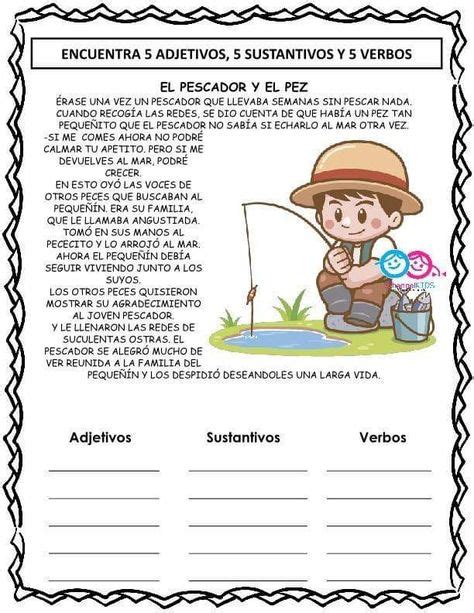 Ejercicio De Sustantivos Verbos Y Adjetivos English Activities Class Images And Photos Finder