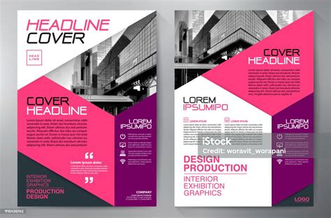 비즈니스 브로슈어입니다 플라이어 디자인입니다 전단지 A4 템플릿입니다 도 서 및 잡지 커버 연례 보고서 벡터 일러스트 레이 션 개념에 대한 스톡 벡터 아트 및 기타 이미지