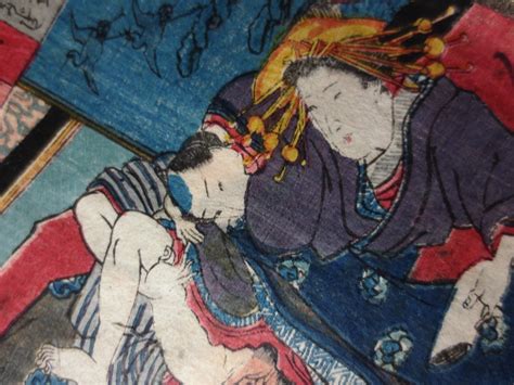 Japanese Shunga Ukiyoe Hiroshige Utagawa A Photo On Flickriver
