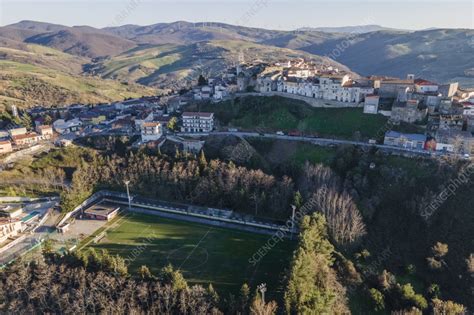 Aerial View Of Ripacandida Potenza Italy Stock Image F0411933