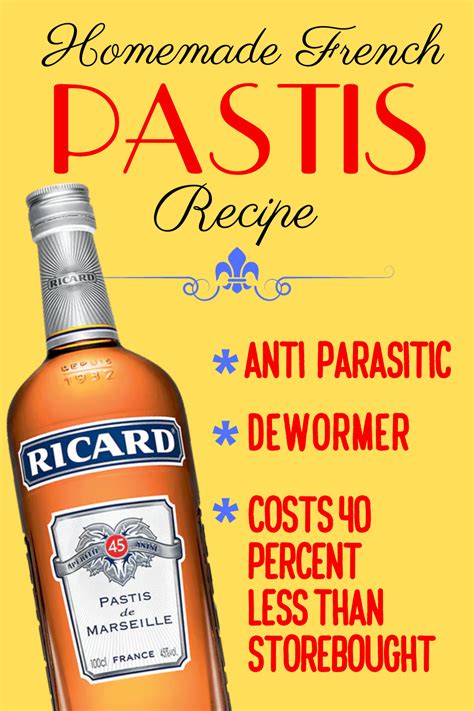 Homemade French Pastis Recipe
