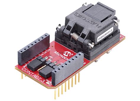 3 Lead Contact Mikrobus Socket Board Microchip Technology Mouser
