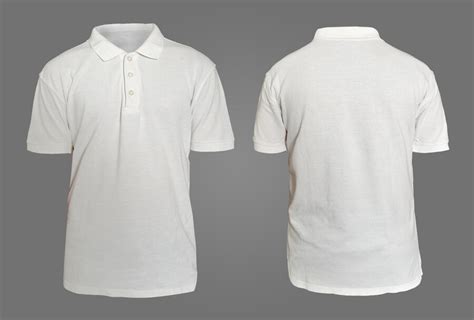 Premium Photo Blank Polo Shirt Mock Up Template Front And Back View