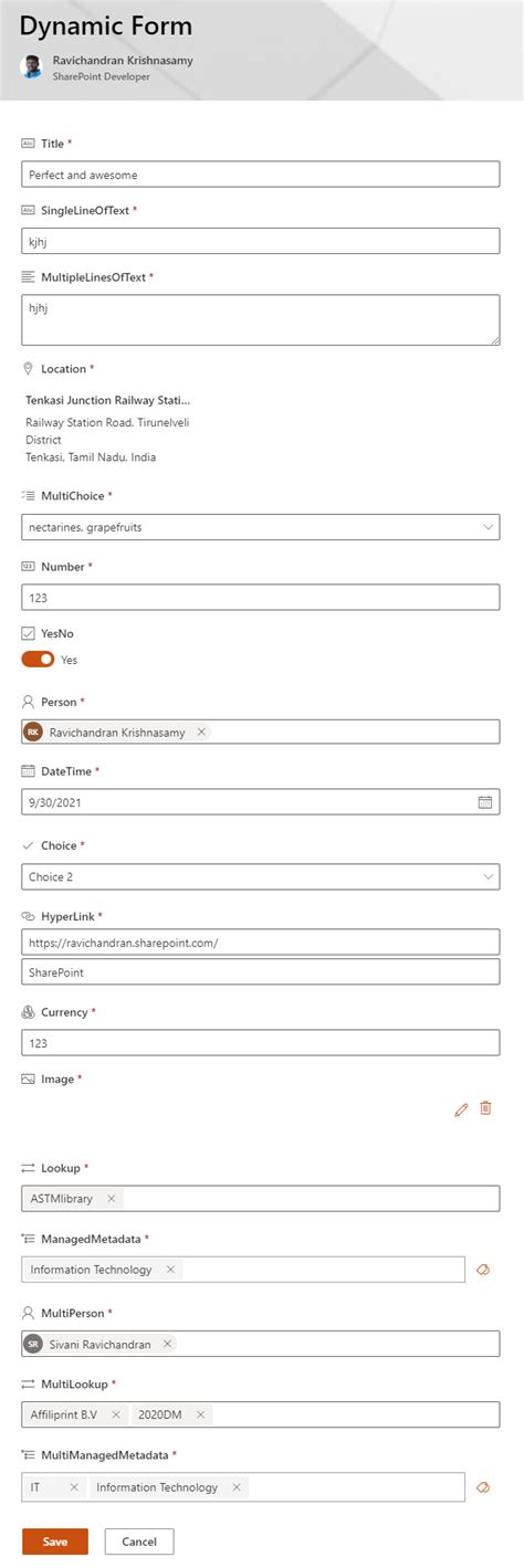 Pnp Dynamic Form Control For Spfx Ravichandran Blog