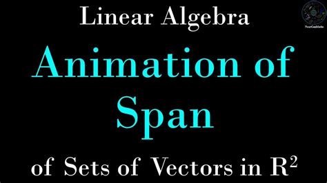 Linear Algebra In Animation At Anthony Brunet Blog