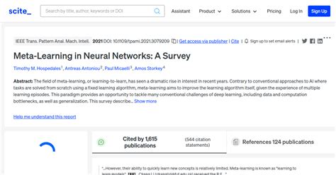 Meta Learning In Neural Networks A Survey
