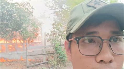 လေယာဉ် ကျဲလို့ အိမ်တွေမီးလောင်🥹 မအလ ဘောမတွေ ဝင်မဟောင်နဲ့ နော် လ်းးပဲ Youtube