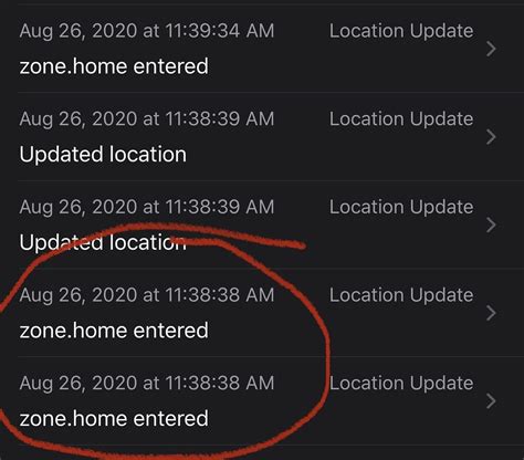 Multiple Notifications `zone Home` Entered Exited Home Assistant Companion For Apple Home