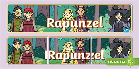 Rapunzel Display Banner Outdoor Teacher Made Twinkl