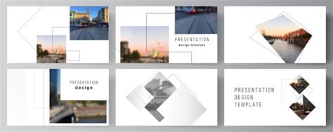 프리젠 테이션의 벡터 레이아웃은 디자인 비즈니스 템플릿 기하학적 간단한 모양 프리젠 테이션 브로셔 브로셔 커버 비즈니스 보고서를위한 사진 장소와 다목적 템플릿을 슬라이드 0