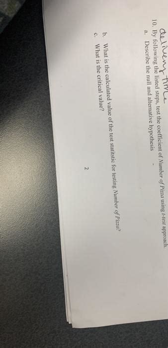 Solved Regression Analysis Example Question Set And 11