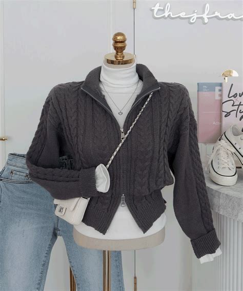 [투웨이집업 꽈배기니트 폭닥폭닥] 리드꽈배기투웨이니트집업 에이블리