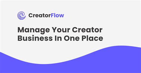 Creatorflow Planning And Management Tool For Content Creators