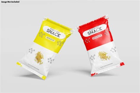 Premium Psd Psd Snack Pouch Package Mockup