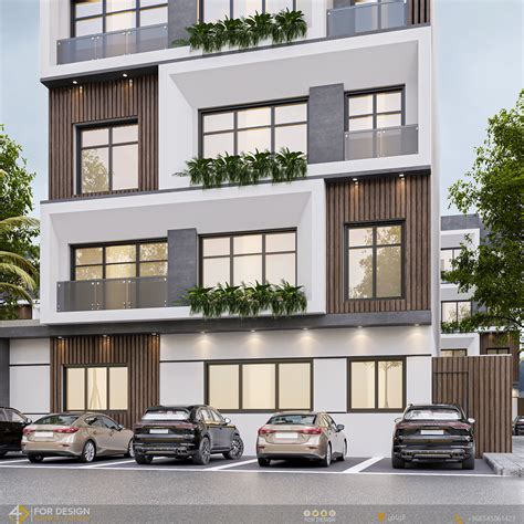 تصميم عمارة سكنية فى السعودية لصالح شركة فور ديزاين Behance