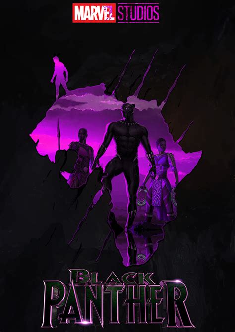 Black Panther Digital Art On Behance