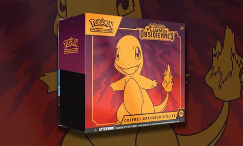Coffret Pokemon Ev03 Dresseur DÉlite Flammes Obsidiennes