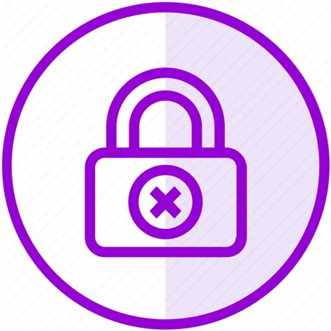 Insecure Lock Risk Unsafe Icon