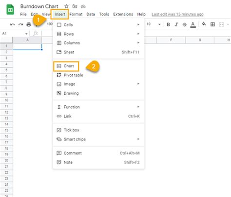 How To Create A Burndown Chart In Google Sheets Spreadsheet Daddy