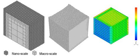 Multi Scale Computations Of The Deformation Of The Polymer Inside The