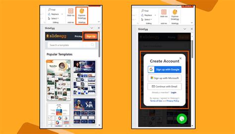 how to use slideegg add in in powerpoint to insert templates