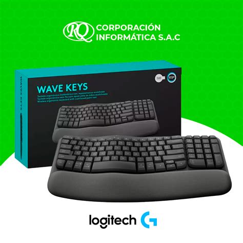 Teclado Logitech Ergo Wave Keys Wireless Bolt Bt Sp Graphite 920 012278 Pe