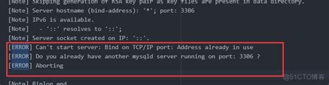Mysql启动失败，报错：job For Rvice Failed51cto博客mysql安装启动失败