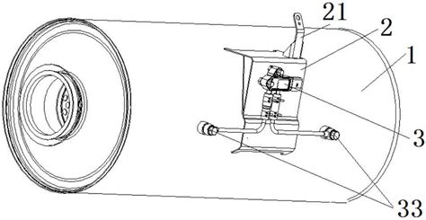 压差传感器布置结构的制作方法